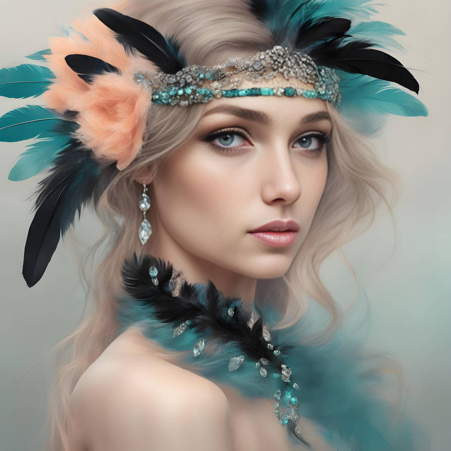 Feather Girl 5 By Ladyaly On Deviantart