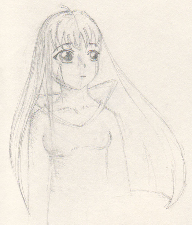 Sad Space Girl Sketch by featherpanda on DeviantArt