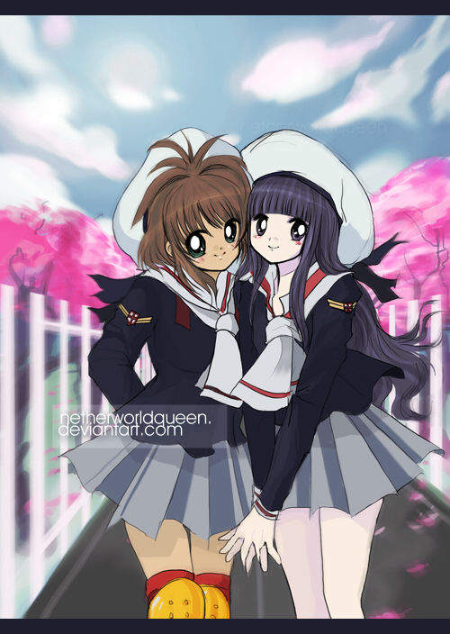 Ccs Sakura Tomoyo By Netherworldqueen On Deviantart