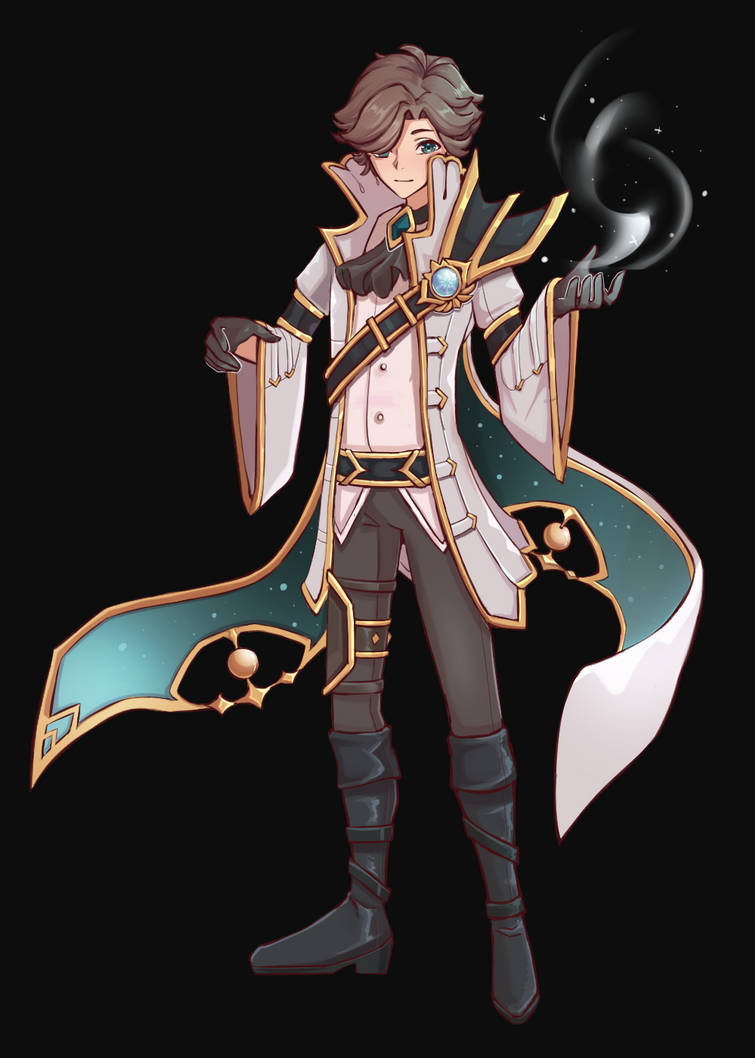 Male Cryo Catalyst Oc Genshin Impact By Okimokie On Deviantart