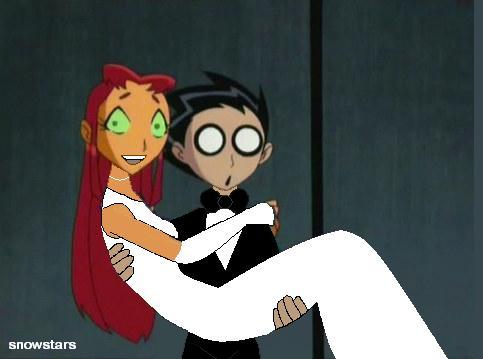 Robin and starfire's wedding by snowstars on DeviantArt
