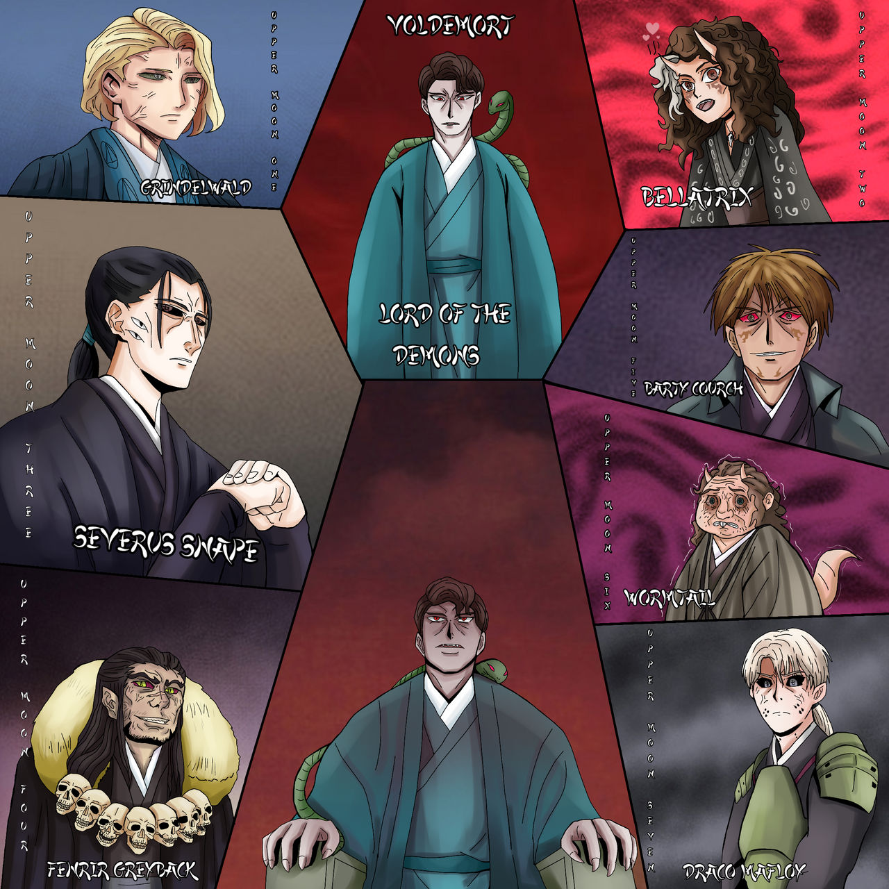 Death Eaters As Upper Moon Demons by gloryoflove01 on DeviantArt Death Eaters As Upper Moon Demons by gloryoflove01 on DeviantArt