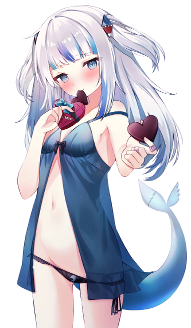 Gawr Gura Render By Karone By Karonee On Deviantart