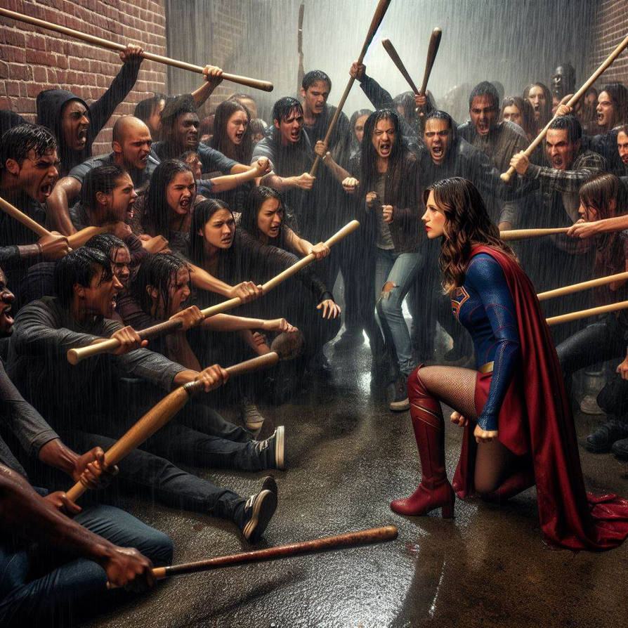Supergirl Cornered By Angry Mob By Writer 40 On Deviantart