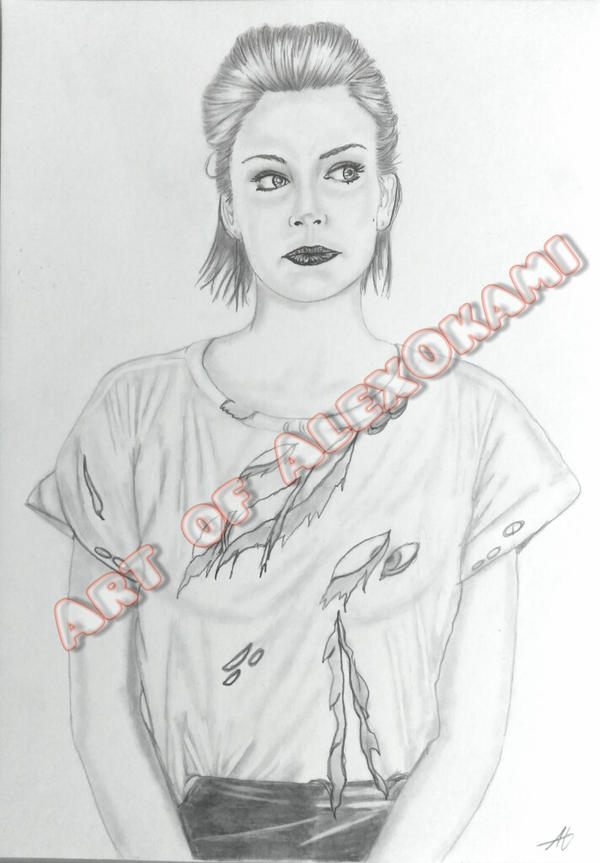 Pin Up Drawing Walking Dead Maggie I By Alexokami On Deviantart