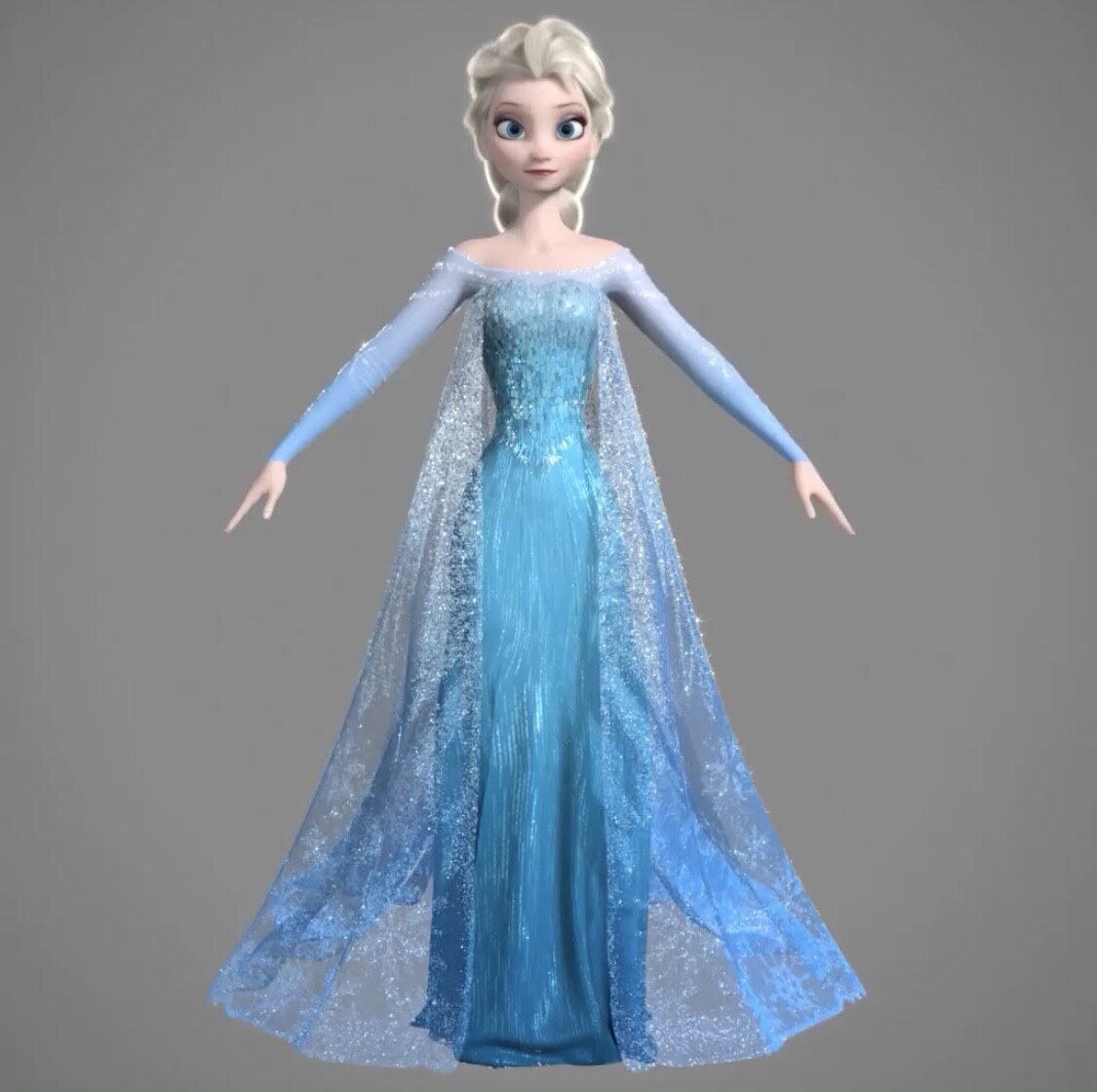 Elsa 3d Model From Movie By Wichimonchi On Deviantart