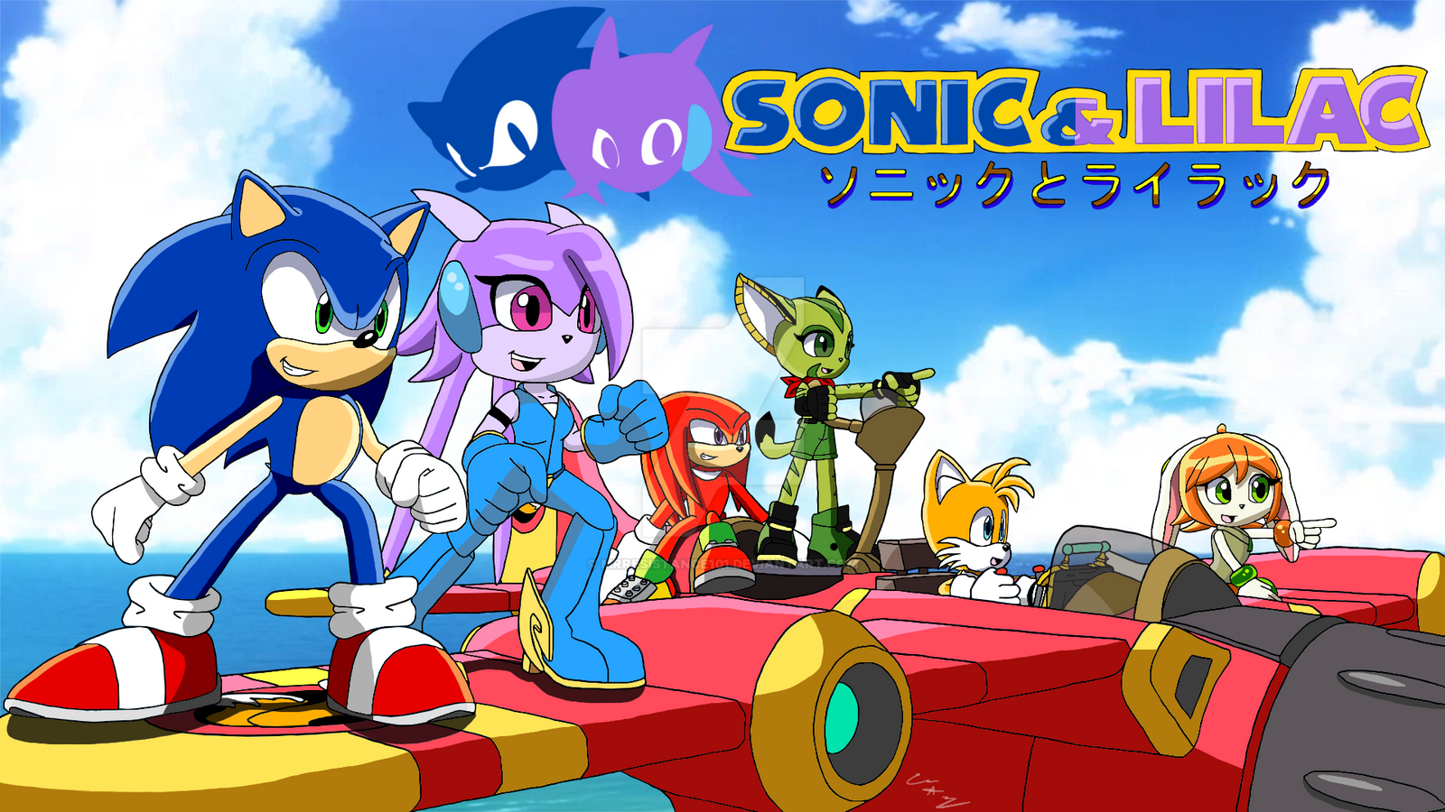 Sonic The Hedgehog And Sash Lilac Crossover By Mrresistance101 On Deviantart