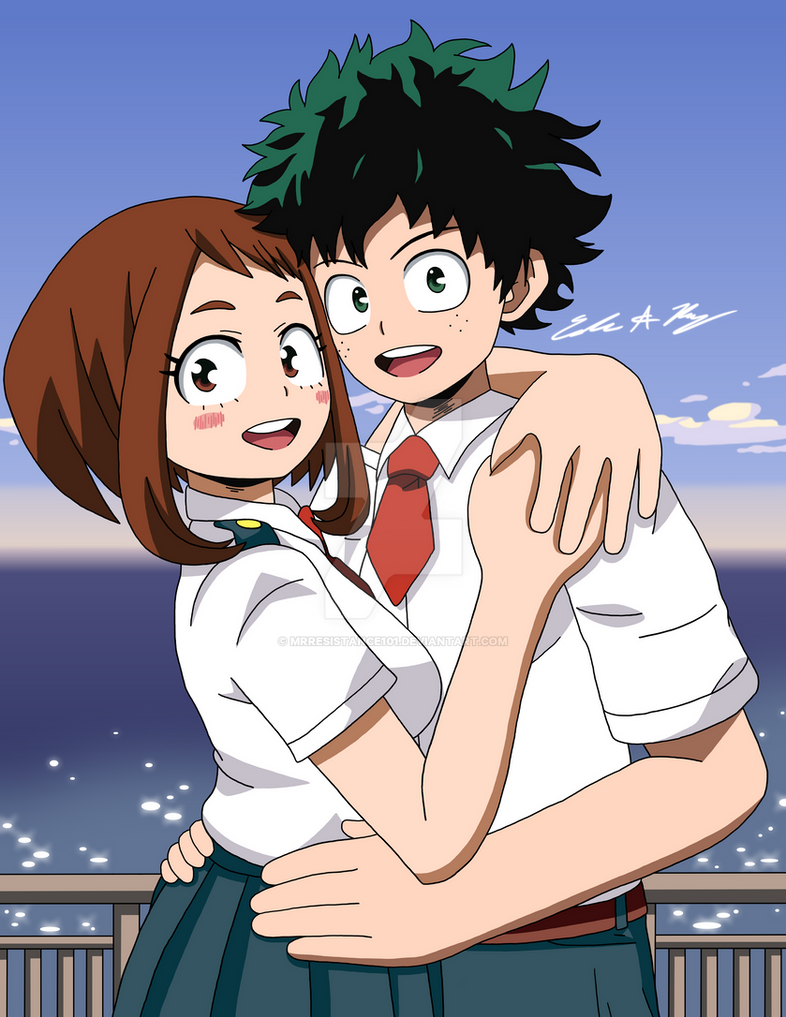 My Hero Academia Heroes Rising Deku And Uraraka By Mrresistance101 On Deviantart