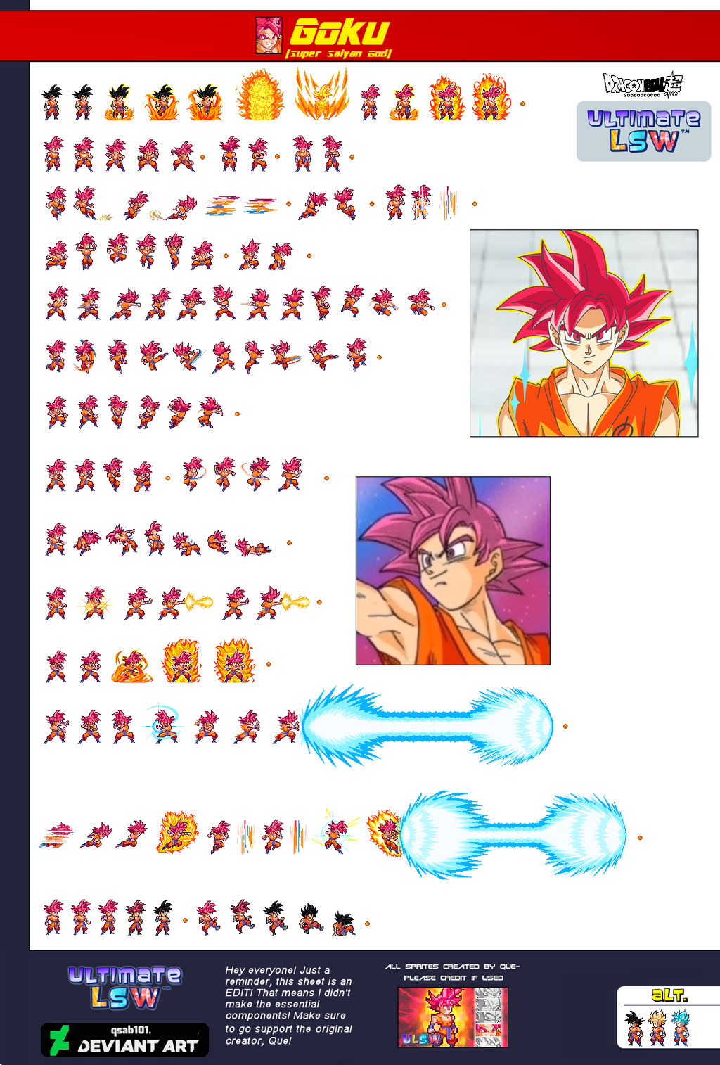 Super Saiyan God Whis Gi Goku - ULSW Sheet by SonGoku0911 on DeviantArt Super Saiyan God Whis Gi Goku - ULSW Sheet by SonGoku0911 on DeviantArt