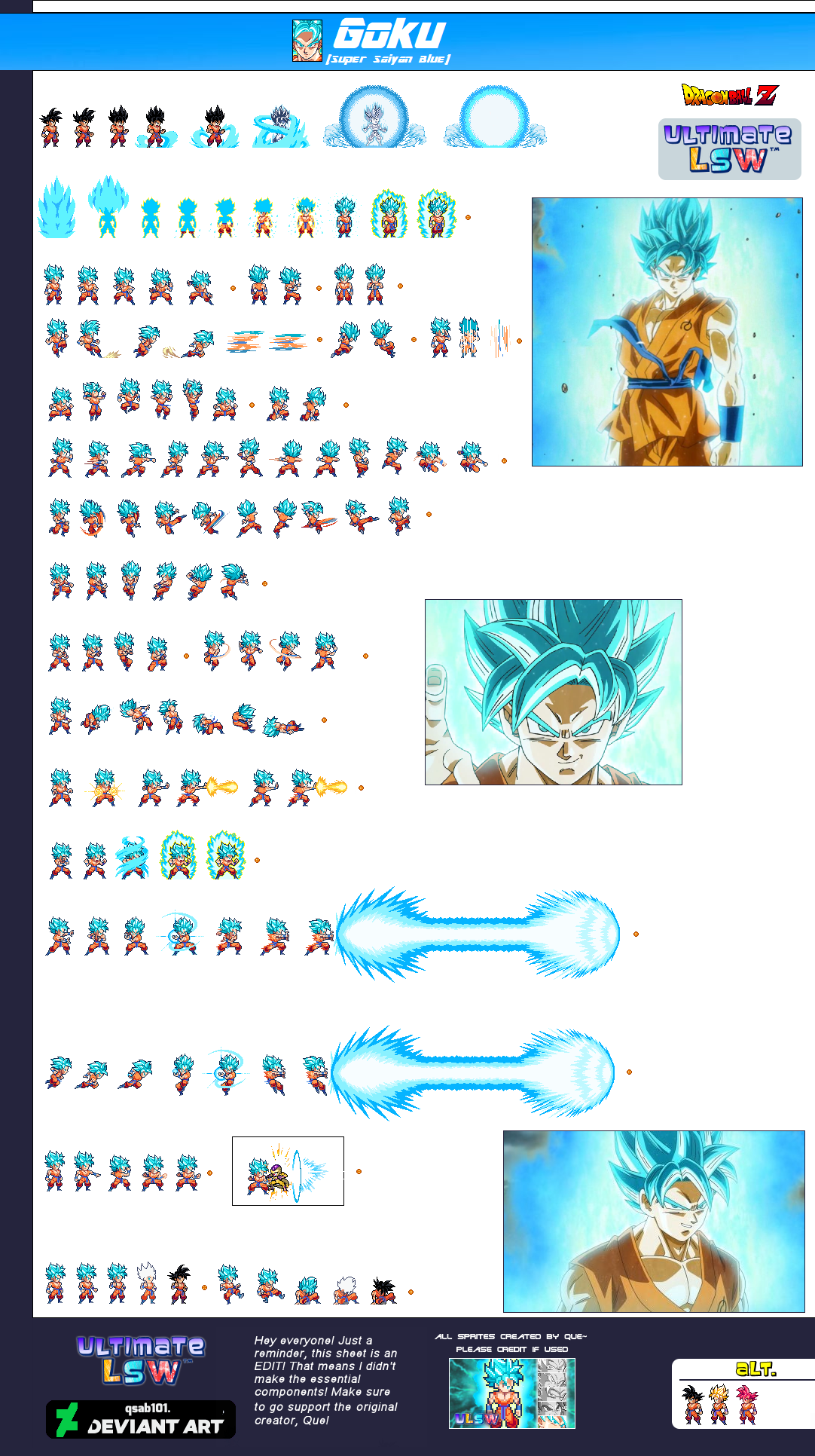 Super Saiyan Blue Whis Gi Goku - ULSW Sprite Sheet by SonGoku0911 on ... Super Saiyan Blue Whis Gi Goku - ULSW Sprite Sheet by SonGoku0911 on ...