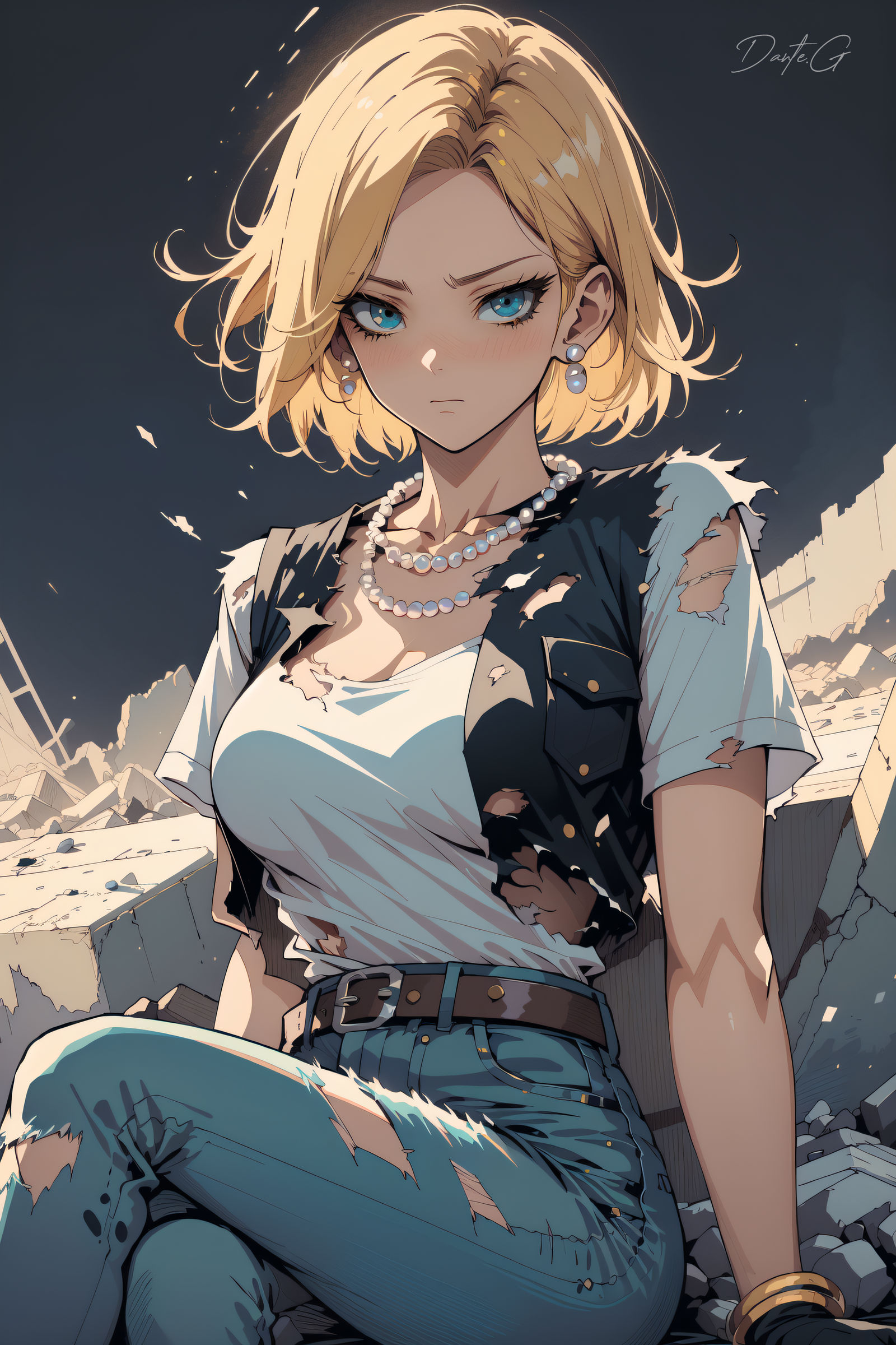 Android 18 By Dantegonist On Deviantart