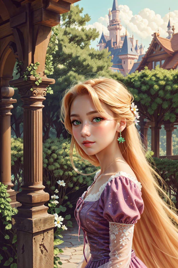 Rapunzel Disney Princess By Dantegonist On Deviantart