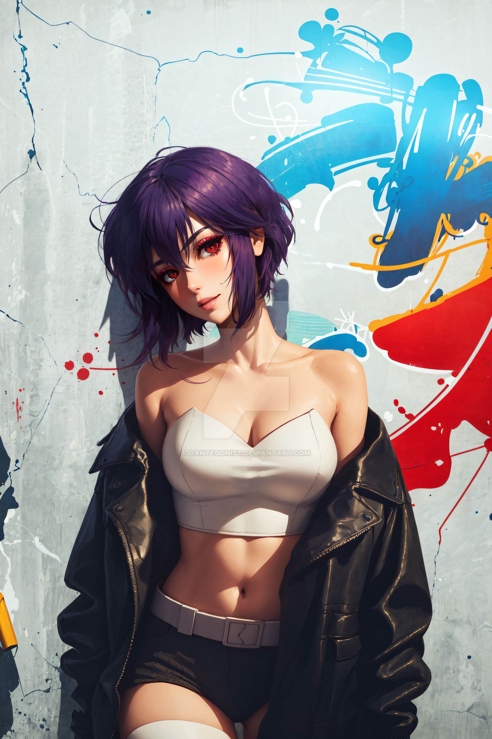 Motoko Kusanagi Ghost In The Shell By Dantegonist On Deviantart
