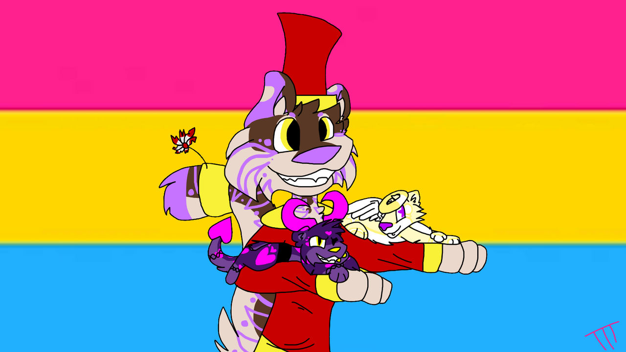 Pansexual Pride Flag The Mercenaries By The Tan Tiger On Deviantart