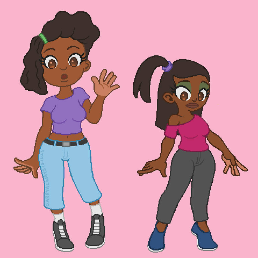 Tammy And Jocelyn Alternate Unshaded By Garryalways On Deviantart