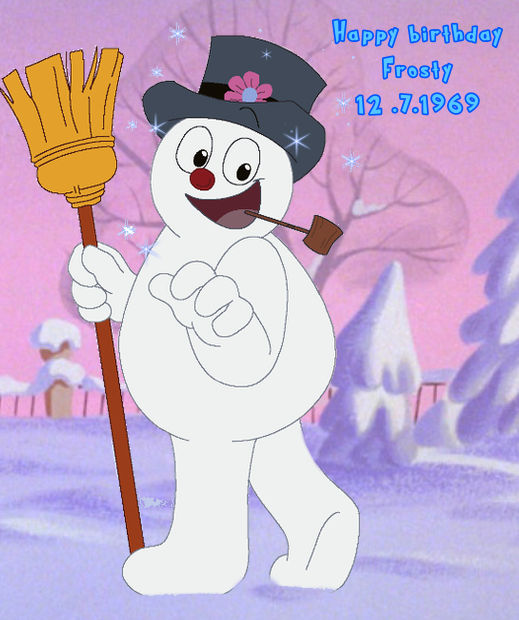 Happy Birthday Frosty The Snowman By Spineluniverse1986 On Deviantart
