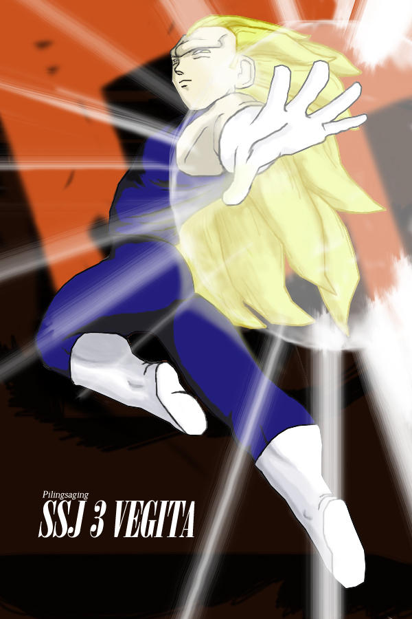 Super Saiyan Vegeta 3 Edited by pilingsaging on DeviantArt