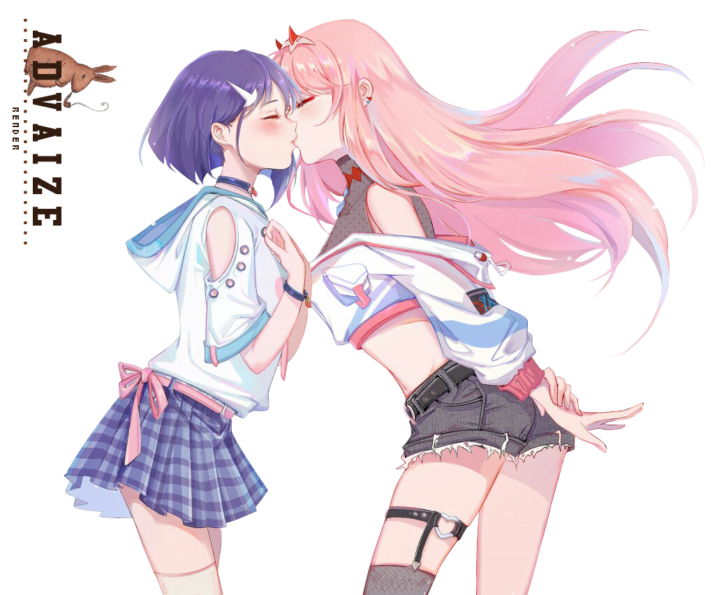 Render Zero Two And Ichigo By Advaize On Deviantart