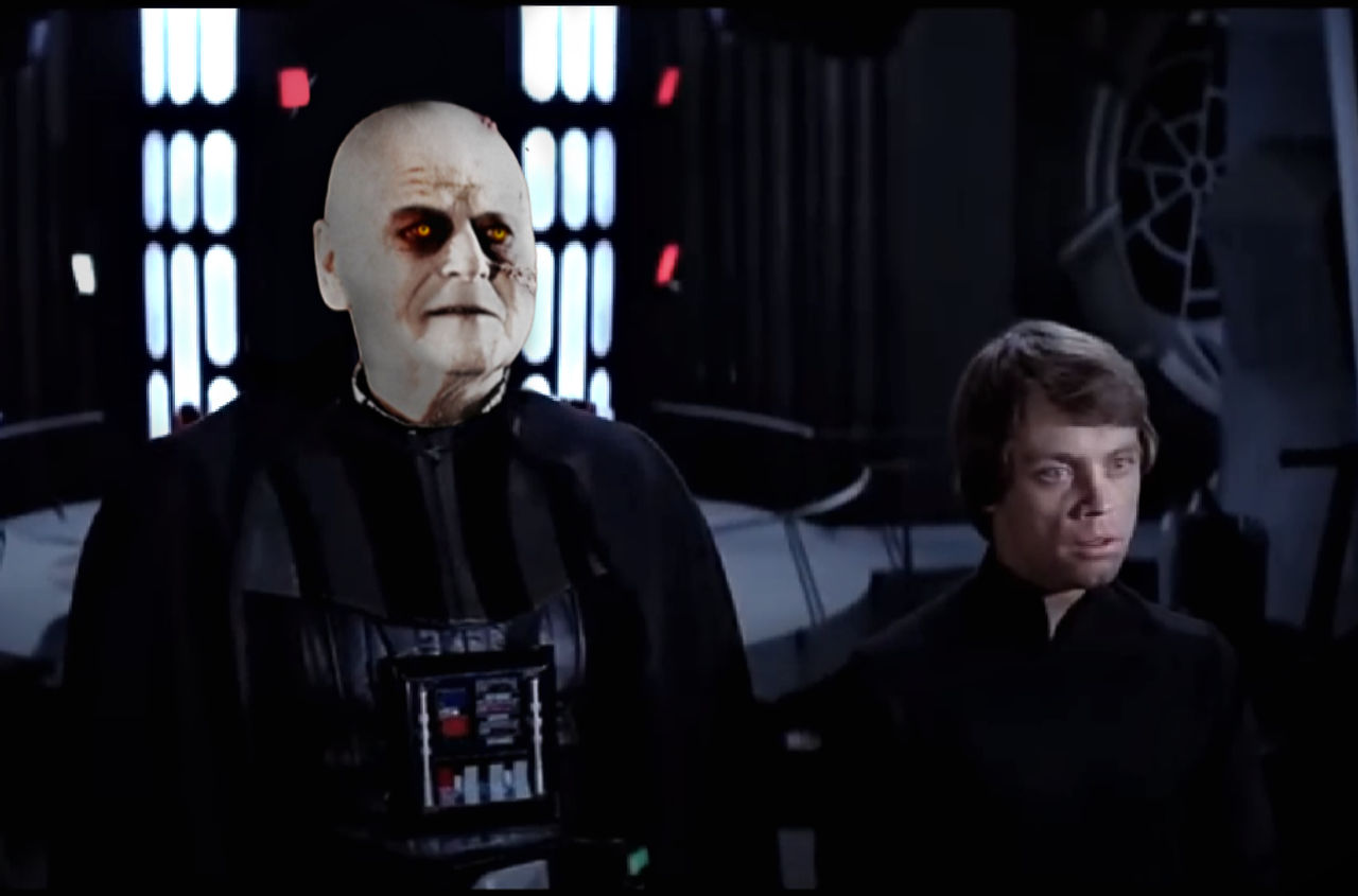 Vader Without Helmet By Beefweasel On Deviantart