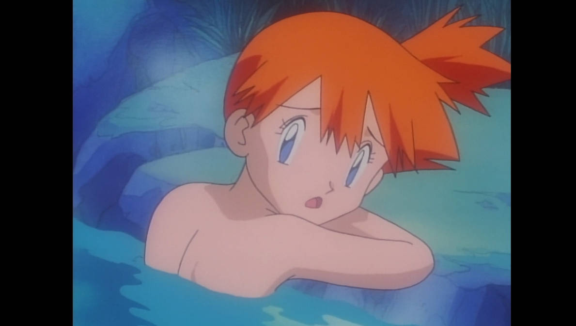 Misty Seemingly Naked And Without A Bikini Top By Oq123 On Deviantart
