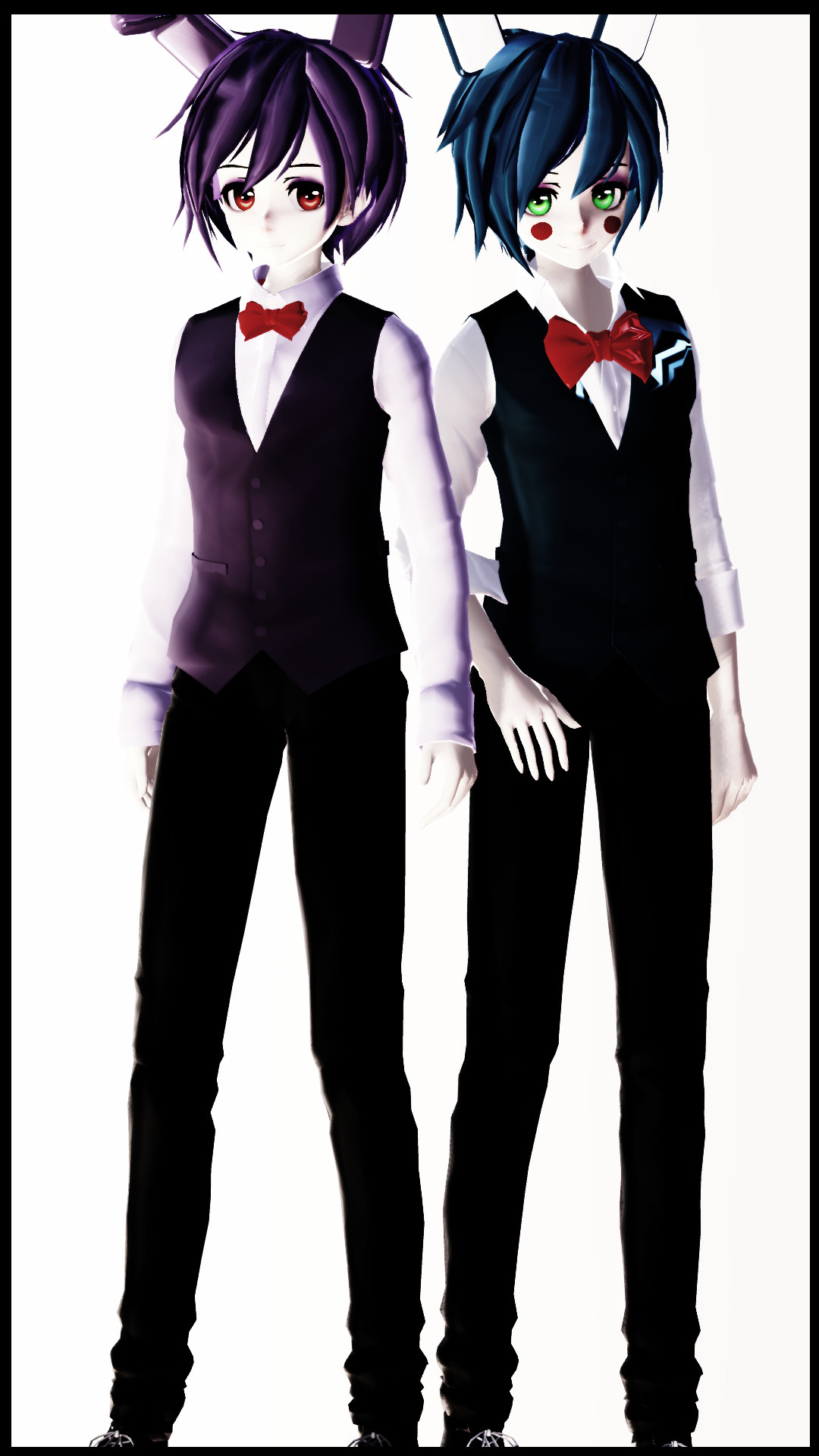 Mmd Bonnie N Toy Bonnie By Toeyoun On Deviantart