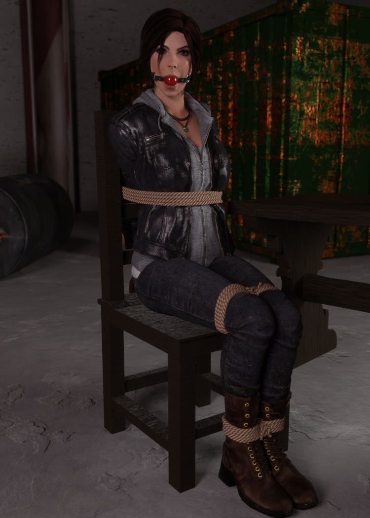 Iorel Renders Lara Croft Tomb Raider 1girl 3d Arms Behind Back