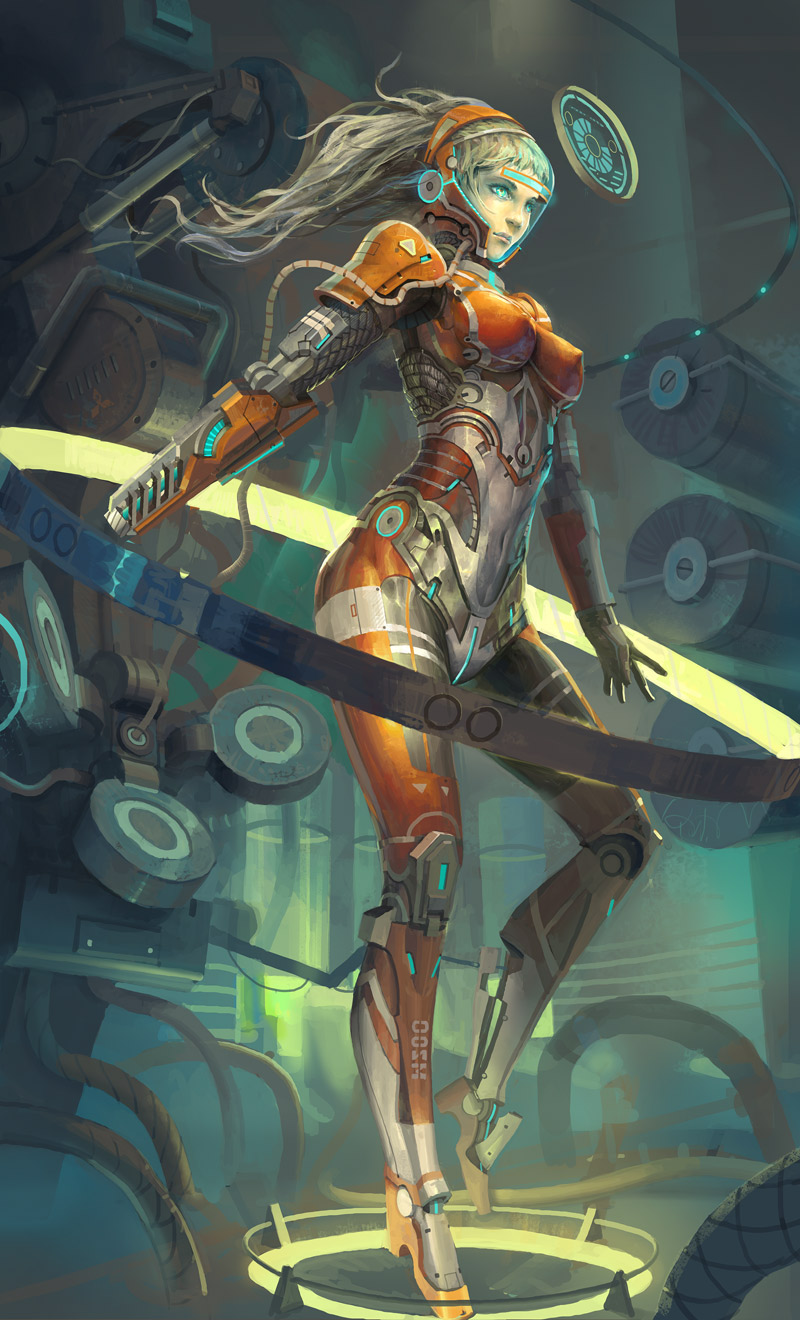 Robot Girl By Molybdenumgp03 On Deviantart