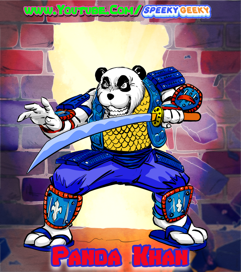 Speekygeekys Fred Wolf Style Tmnt Panda Khan By Woeisoz On Deviantart