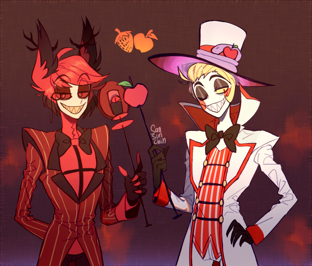 Alastor And Lucifer By Teachiisan On Deviantart