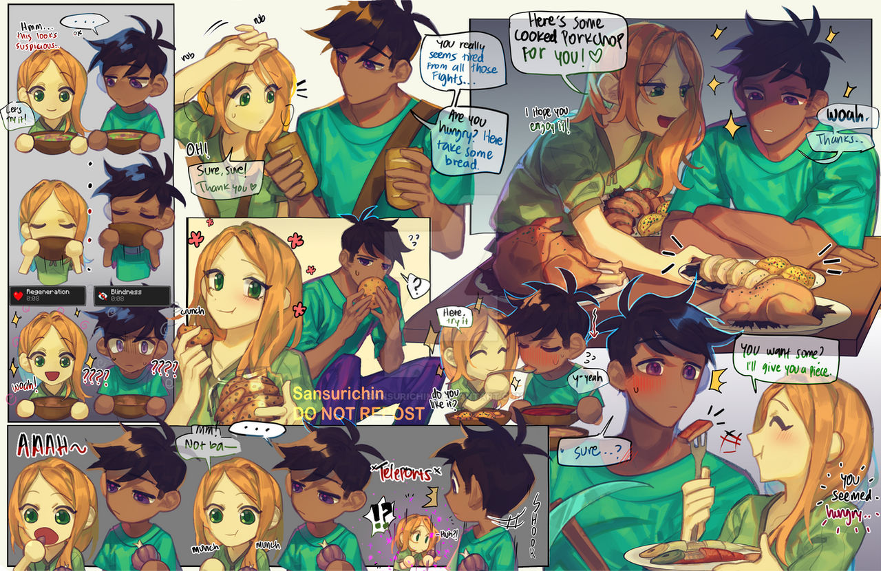 Minecraft A Balanced Diet 3 5 By Sansurichin On Deviantart