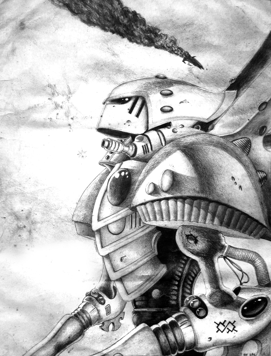 Eldar Titan by hybridyak on DeviantArt