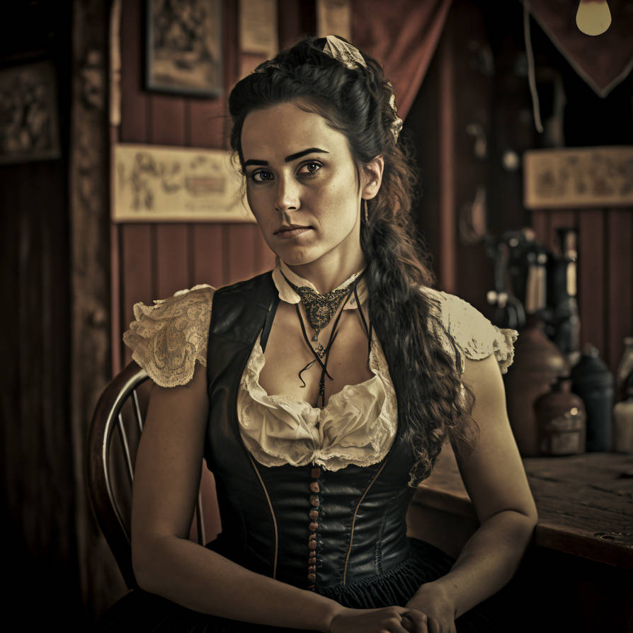 Old West Saloon Girl By Photographybyai On Deviantart