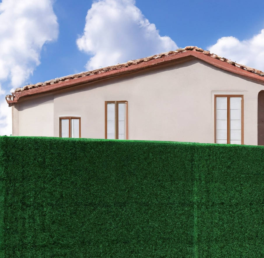 Garden Artificial Grass Fence Grass Fence Villa By Aidrawing On Deviantart
