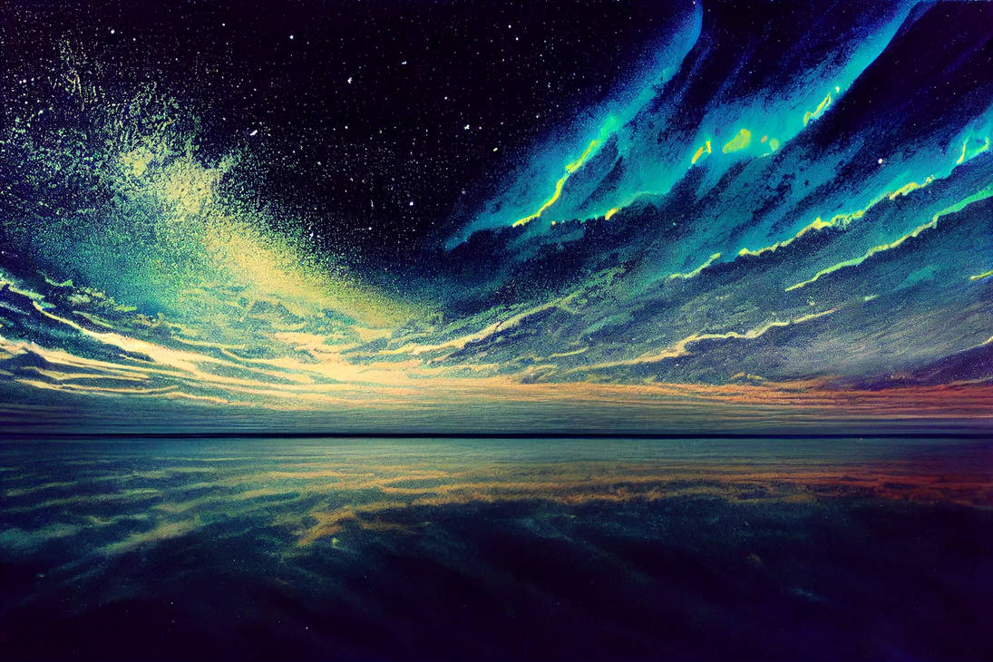 Bioluminescence Sky By Lucihusbandage On Deviantart