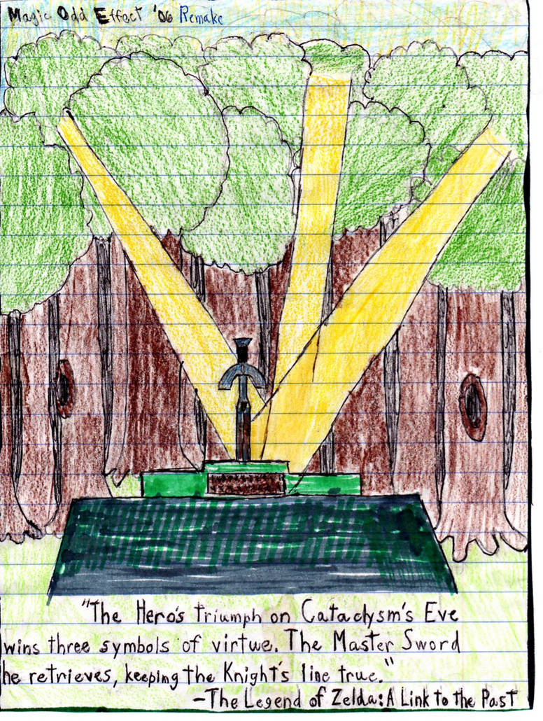 Crappy Master Sword drawing by magicoddeffect on DeviantArt