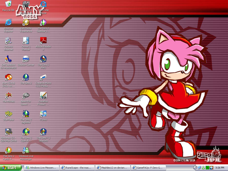 amy desktop for tu2 by Mephiles12 on DeviantArt