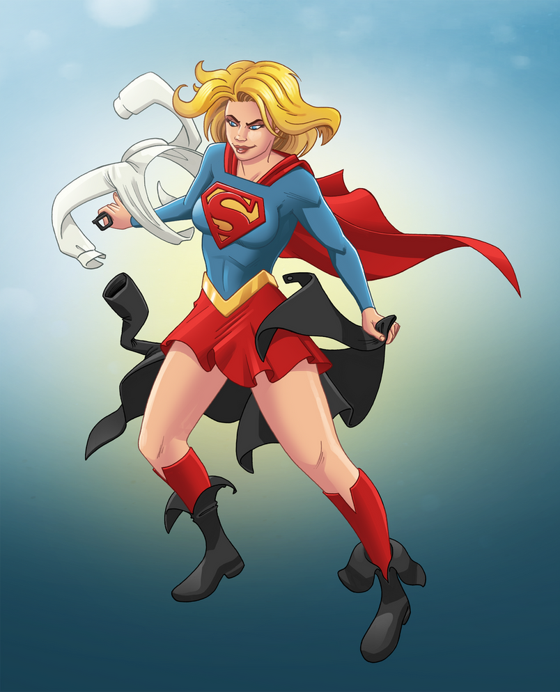Kara Turning Into Supergirl 2 By Nikoalecsovich On Deviantart