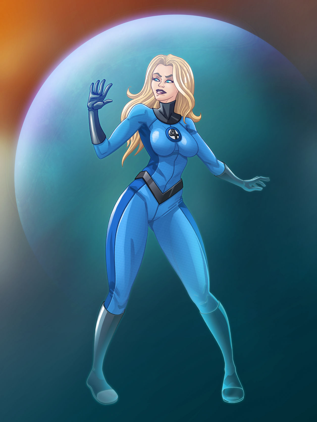 Sue Storm Recolor By Nikoalecsovich On Deviantart