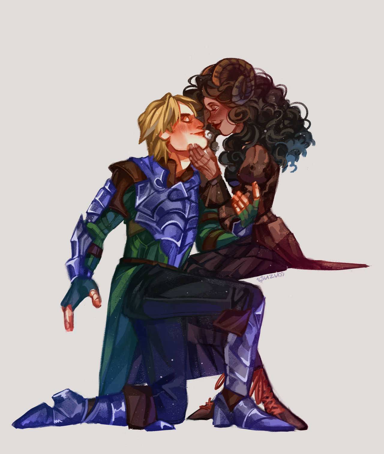 Couple Commission Uwu By Den Tyan On Deviantart