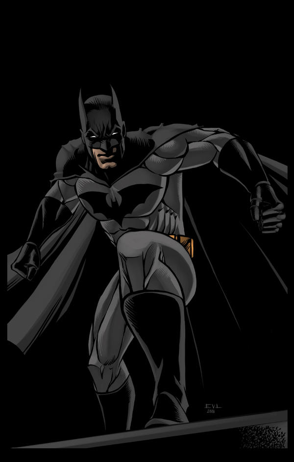 Batman Prowls by ErikVonLehmann on DeviantArt