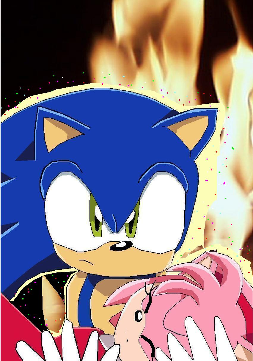 Edit Sonic Saves Amy By Oribella On Deviantart