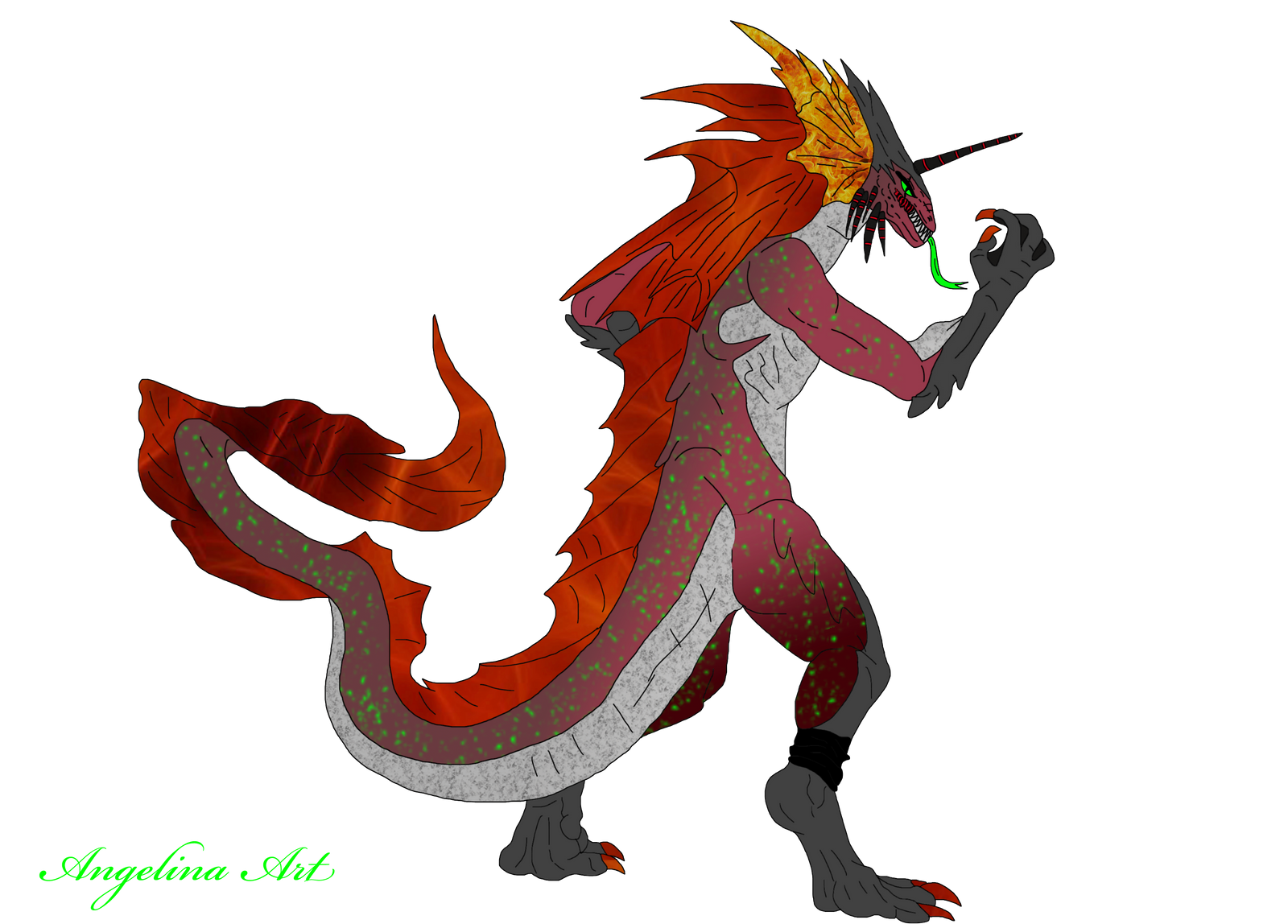 Adopt Fire Monster Sold By Angijapan On Deviantart