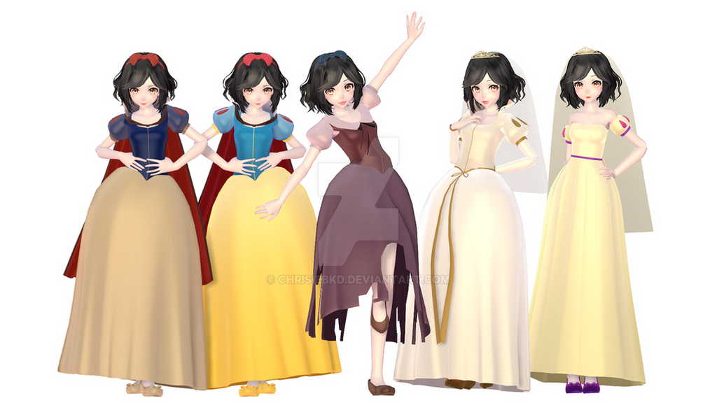 Preview Of My Snow Whites Models By Chrisiebkd On Deviantart
