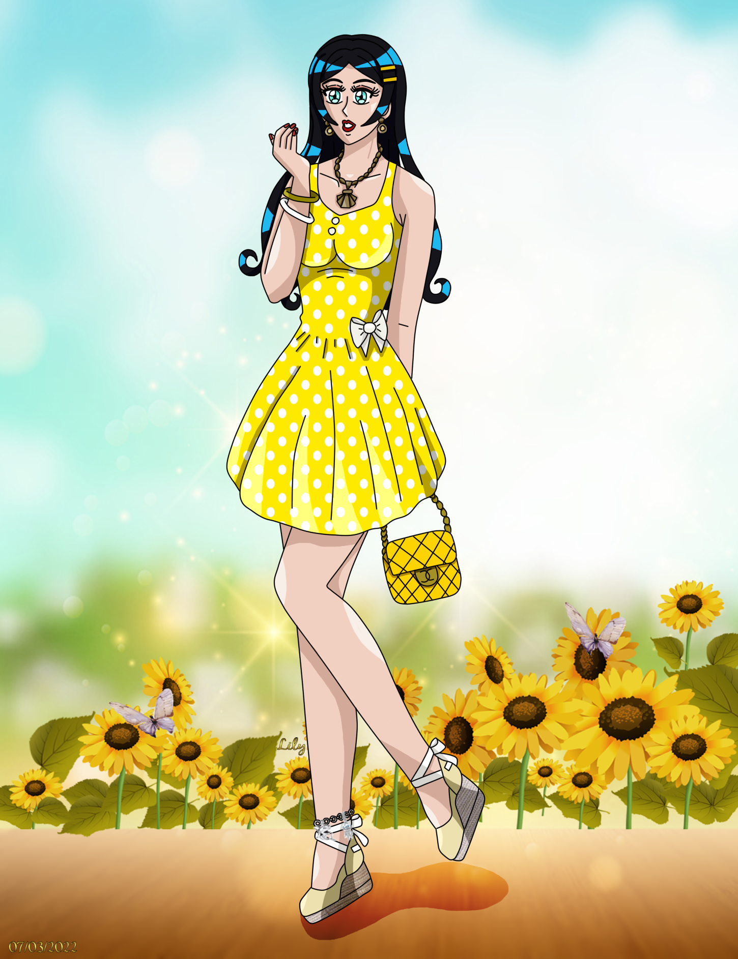 Yellow Polka Dot Dress By Lily de Wakabayashi On DeviantArt yellow-polka-dot-dress-by-lily-de-wakabayashi-on-deviantart