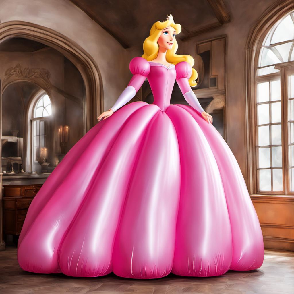 Inflatable Princess Aurora Figure By Dragonmaster862 On Deviantart