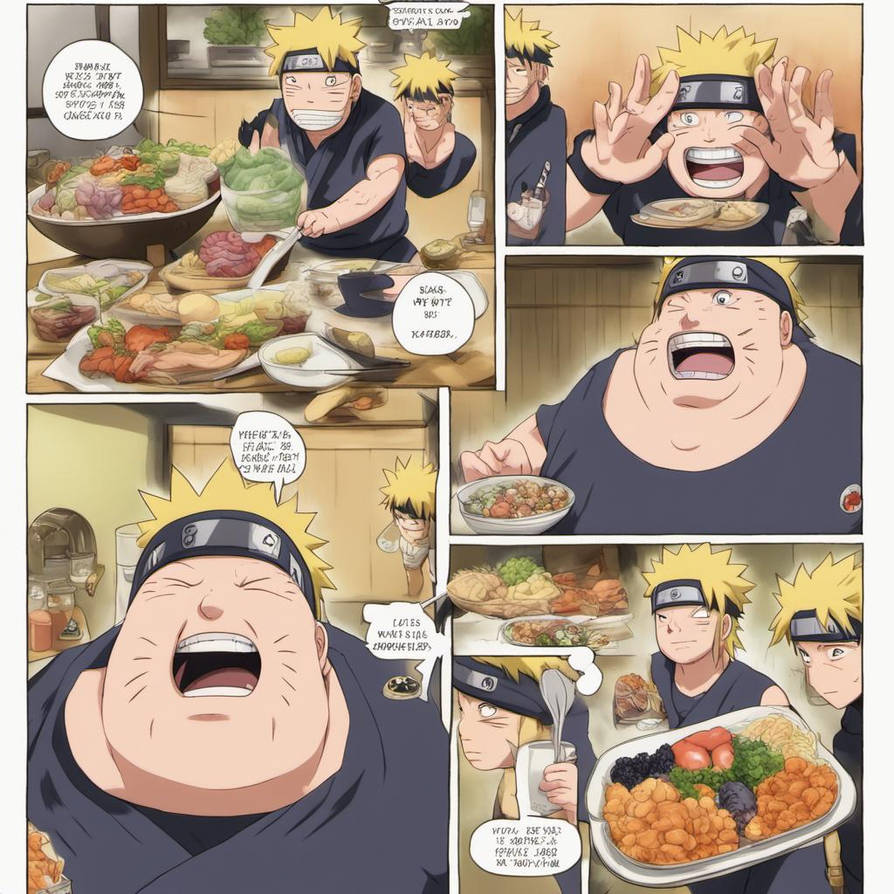 Fat Naruto Story By Narutomogo On Deviantart