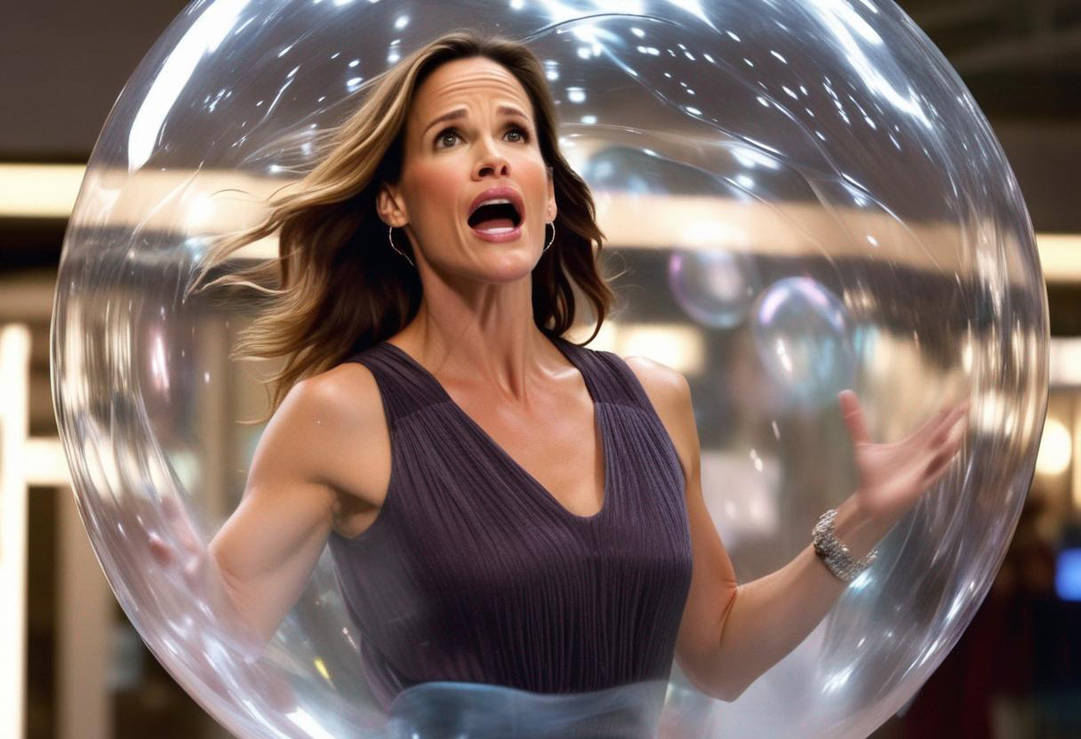 Jennifer Garner Trapped In A Bubble By Naxoarxolth On Deviantart
