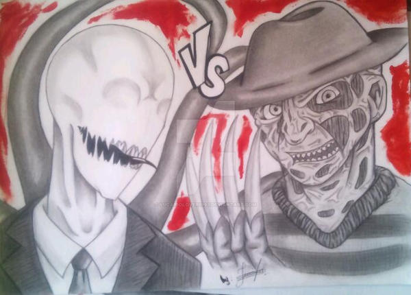 Slenderman Vs Freddy Krueger By Lucariolover1993 On Deviantart