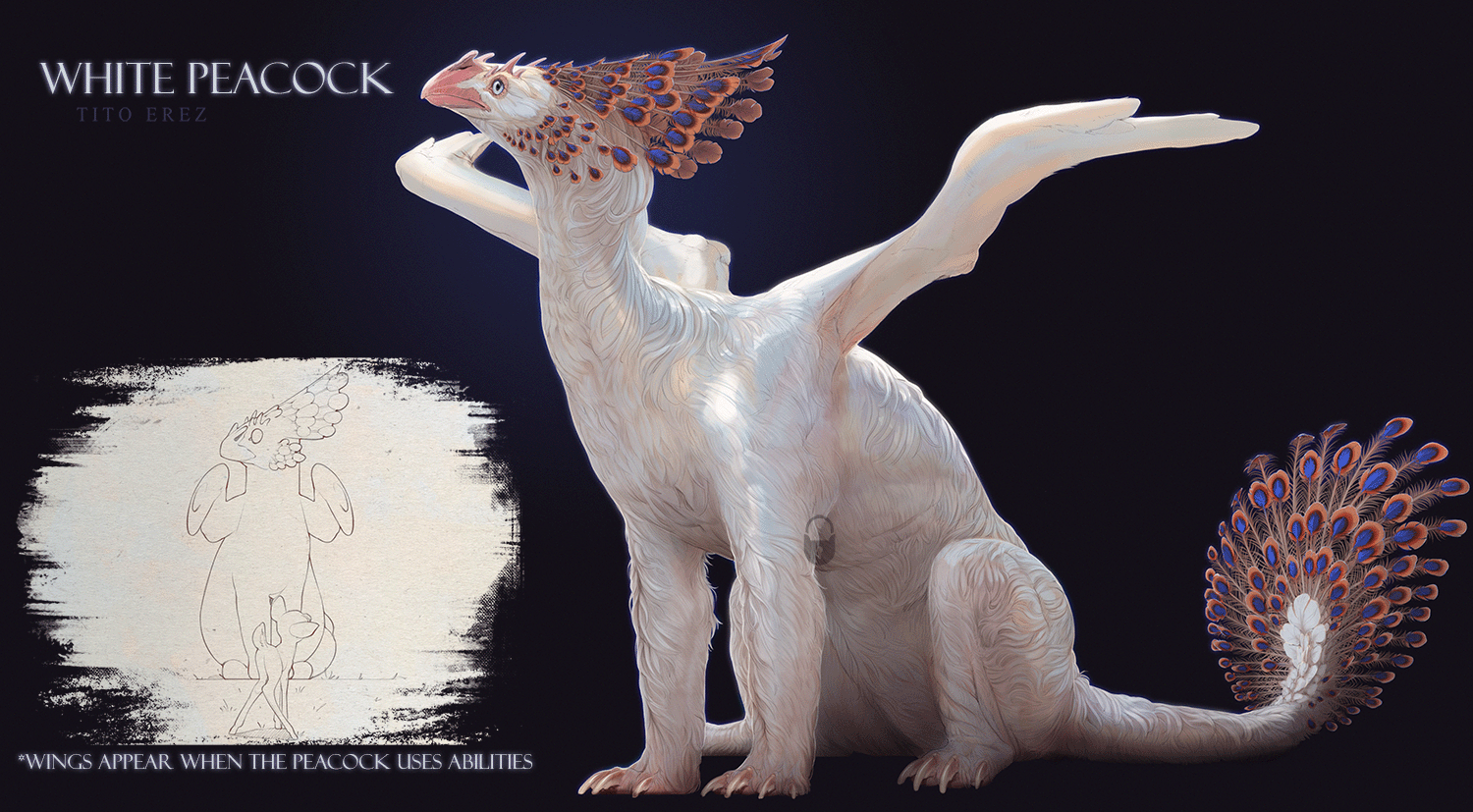 Adopt White Peacock Auction Closed By Tito Erez On Deviantart