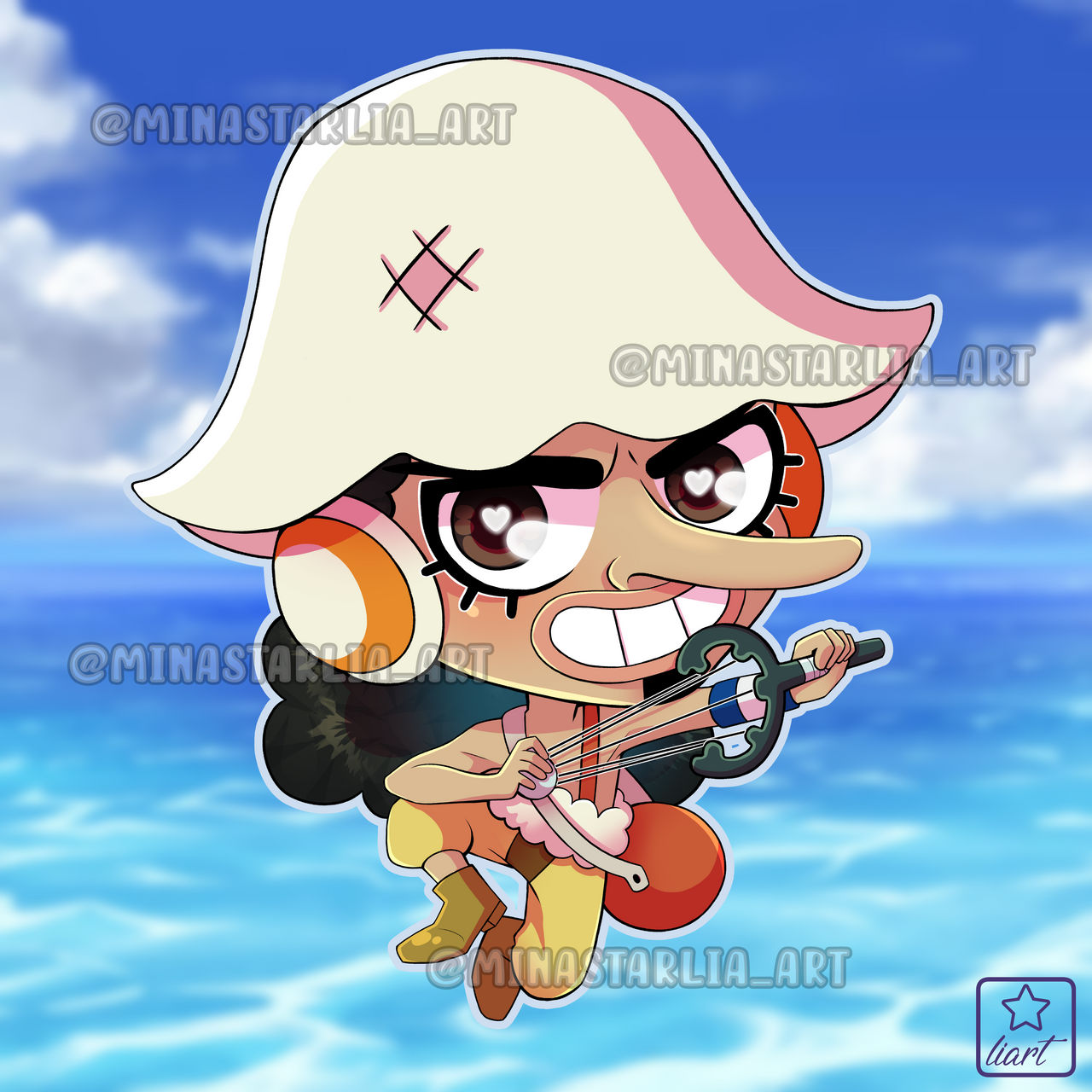 Usopp Chibi One Piece By Minastarliart On Deviantart